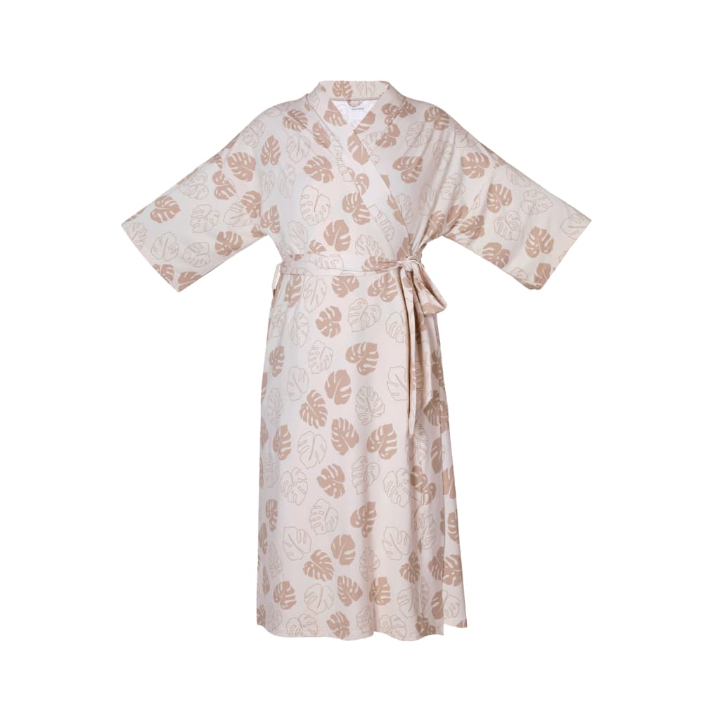 Toasted Monstera Bamboo Mama Robe