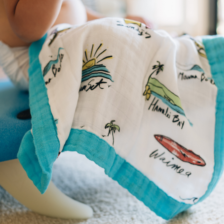 Baby Security Blankets - Coco Moon Hawaii